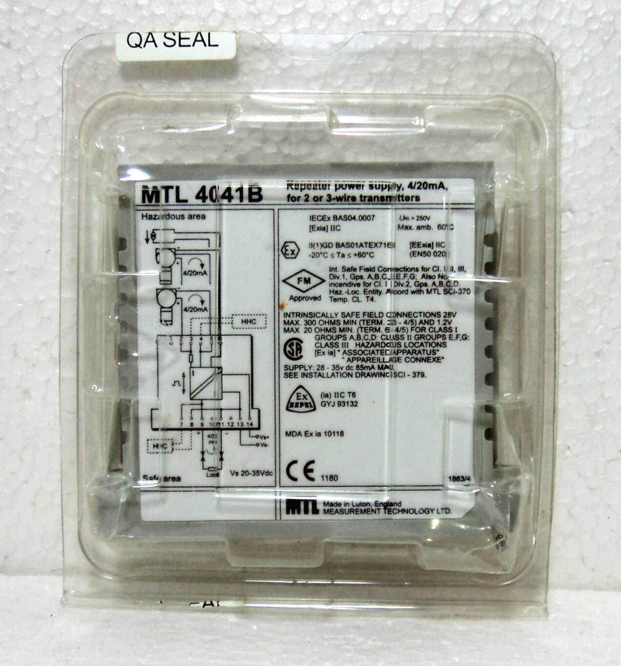 Measurement technology MTL4041B Repeater power supply 4/20mA | eBay