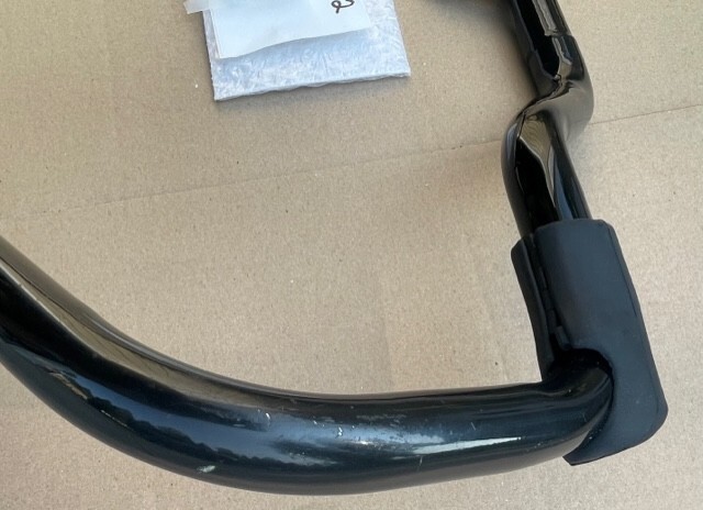 2018+ Black Harley Softail Mustache Engine Guard 49000141 Highway Bar ...