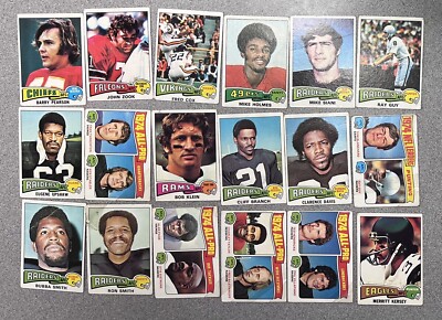 1975 Topps NFL Lot :: VG / EX + :: 18 Cards | eBay