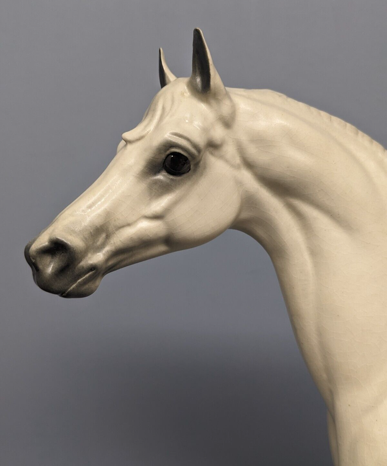 HTF Matte Hagen Renaker Large Arabian Stallion Nataf with a Repaired ...