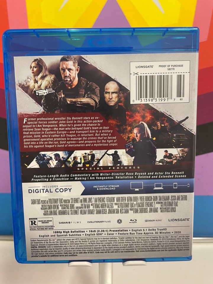 I Am Vengeance: Retaliation (Blu-ray + digital, 2020) 31398319917 | eBay
