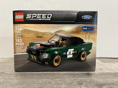 LEGO 1968 FORD MUSTANG FASTBACK 75884 Set New & Sealed Box Speed ...