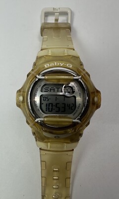 CASIO Baby-G BG-169R 3252 Watch Translucent Clear- New Battery | eBay
