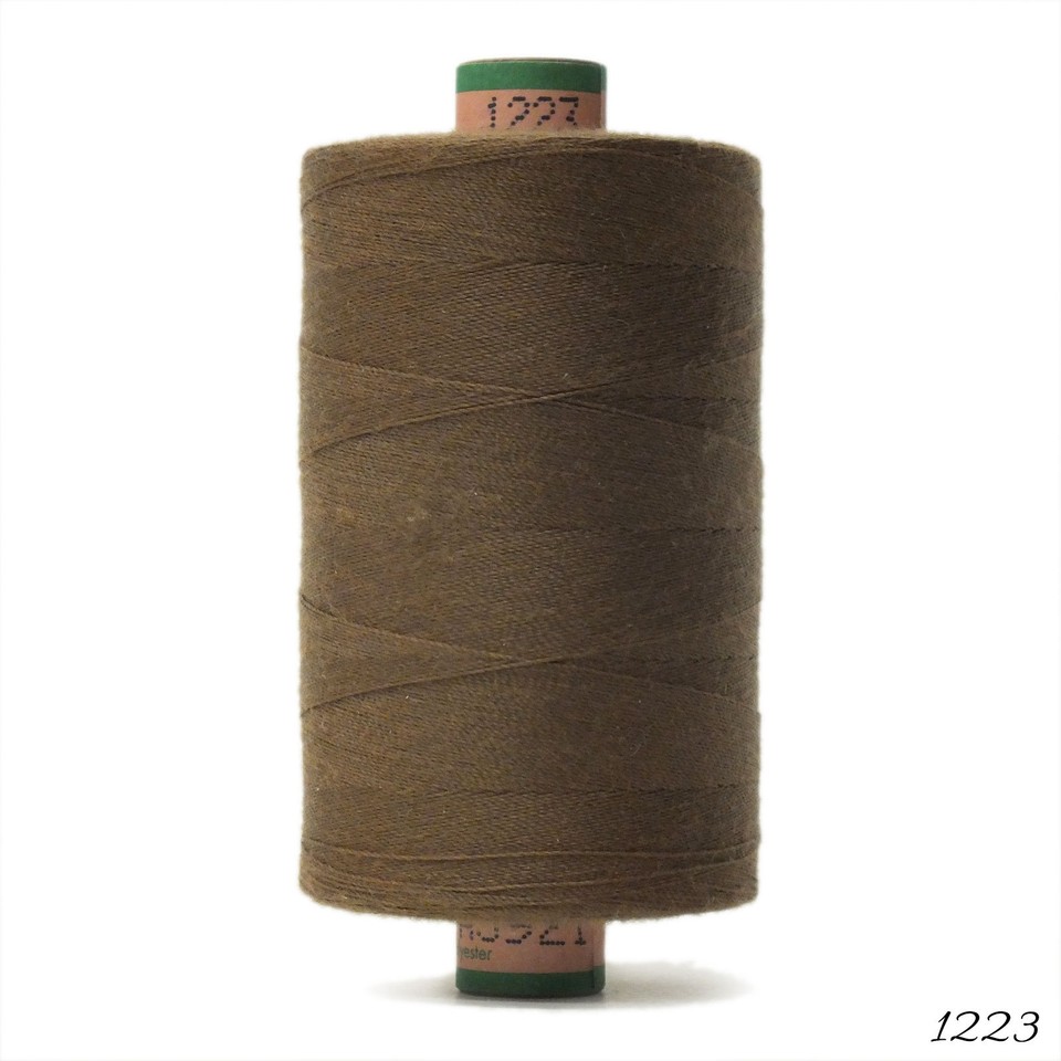 Amann 100% Polyester Core-Spun Sewing Thread Sabac 80 1000M Color 1223 ...