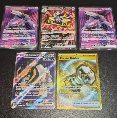 X5 Full Art Ex Pokemon Cards Nm/M Illustration Rare Revaroom Genesect ...