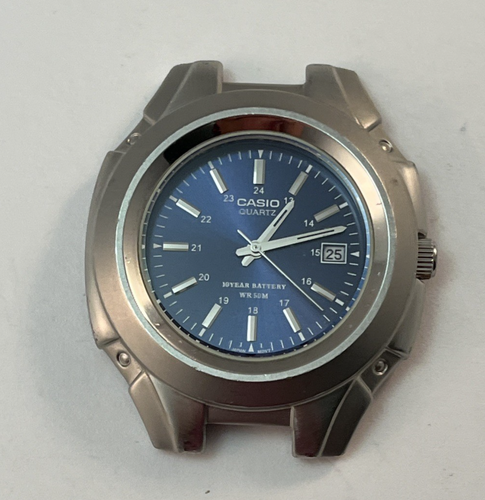 Casio MTP-3050 Watch Men's Stainless Steel Date Water Resistant New ...