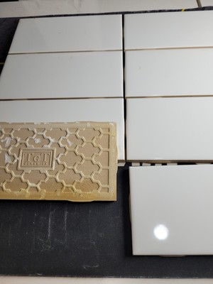 3in×6in Arctic White Gloss Subway Tile-tgt Ceramics 80 Tiles | eBay