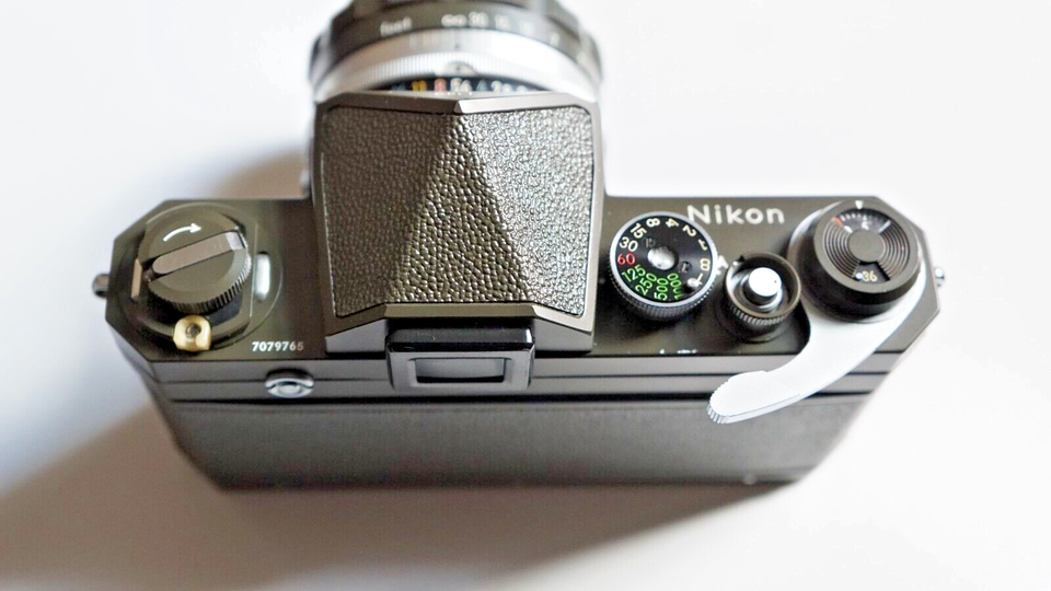 NIKON F GREEN CAMERA WITH 50MM F1.4 & 135MM F3.5 | eBay