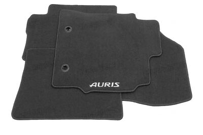Genuine Toyota Front & Rear Tailored Carpet Floor Mats Anthracite Auris ...