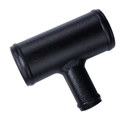 1.77" 45mm OD Aluminum T-Piece Pipe Hose Connector Joiner Spout 25mm OD ...