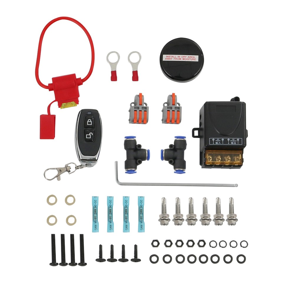 Air Suspension Compressor Air Lift 25804 Bag Control Kit Guage Switch ...