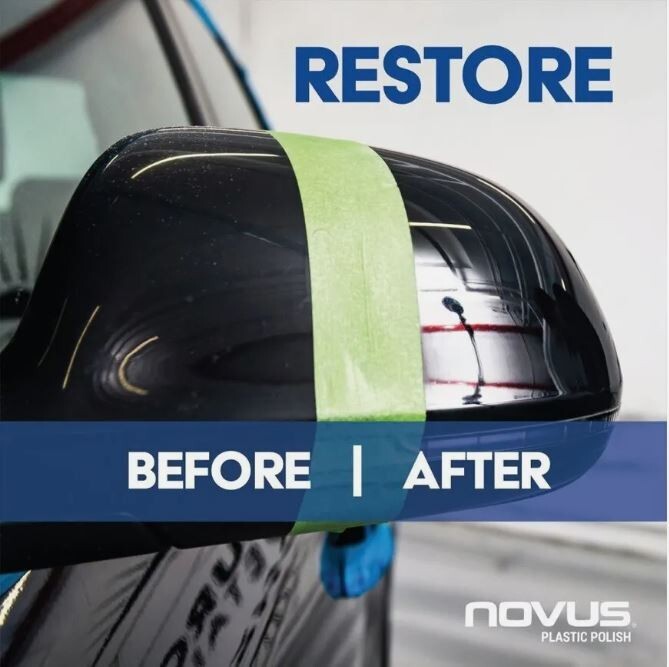 Novus Plastic Polish Kit #1, #2, & #3, 2oz. Bottles w/ Buffing Pad ...