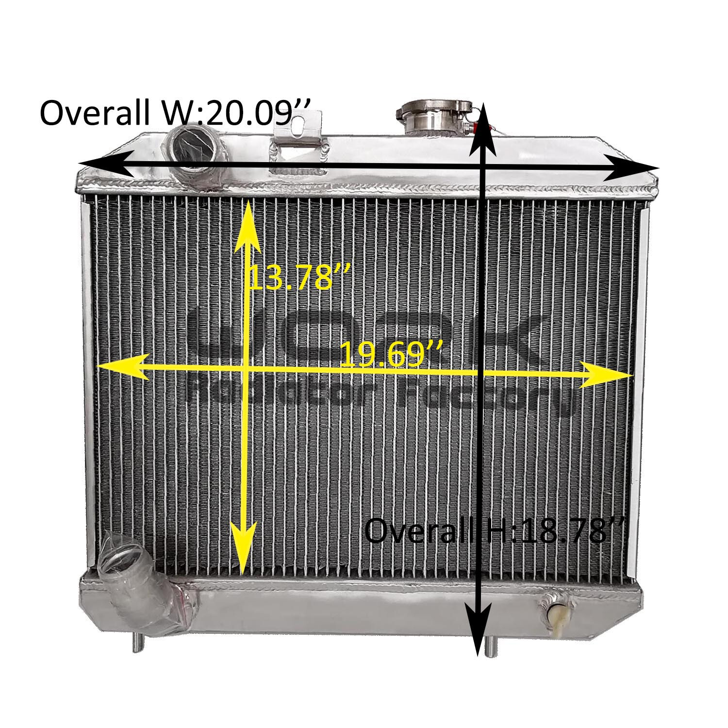 Radiator For 1941-1952 Jeep Willys M38 CJ-2A CJ-3A MB GPW 1948 1947 ...