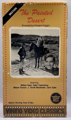 The Painted Desert VHS 1931, 1985 Clark Gable **Buy 2 Get 1 Free** | eBay