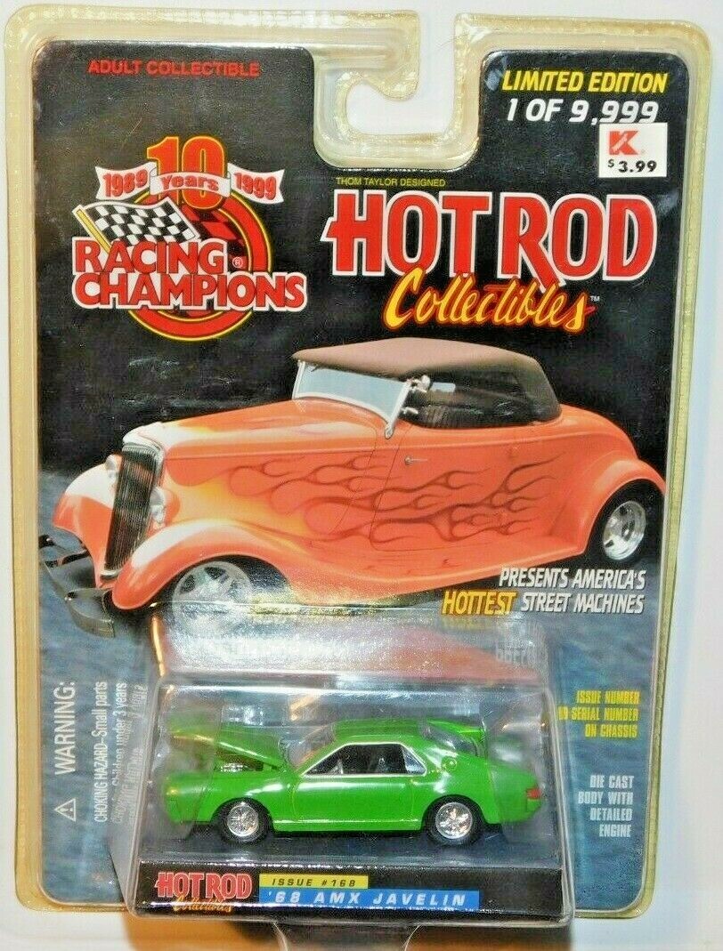 RACING CHAMPIONS HOT ROD COLLECTIBLES 1968 AMX JAVELIN | eBay