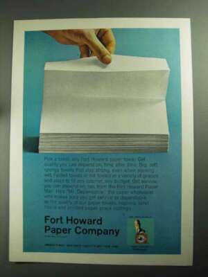 1968 Fort Howard Paper Towel Ad | eBay