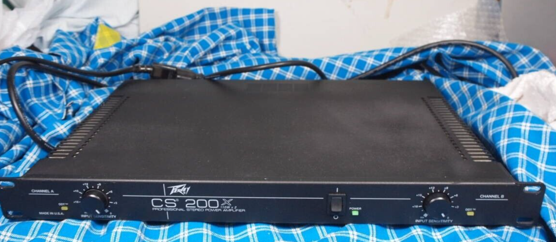 Peavey CS200X Power Amplifier Rack Mount Rackmount CS 200X Audio ...