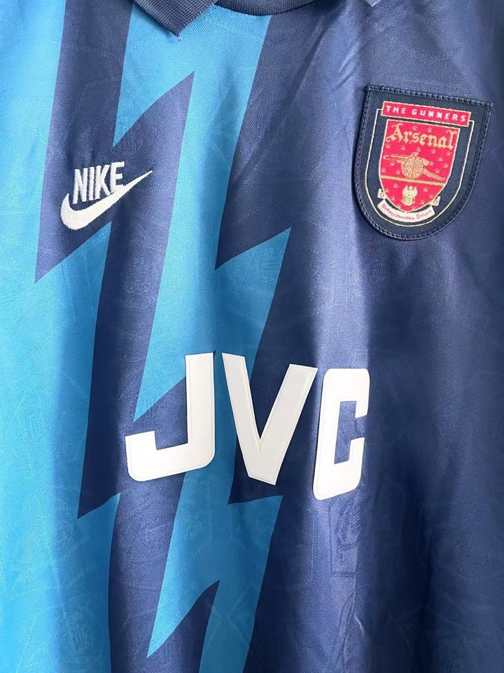 Arsenal 1995-1996 Vintage Away Football Shirt Nike Soccer Jersey JVC ...