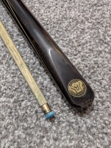 Vintage Riley 2 Piece Cue Black And Light Ash Finish | eBay UK