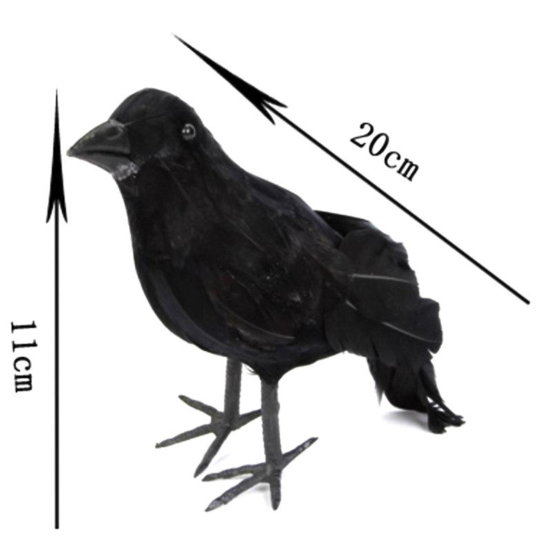 Simulation Black Crow Raven Bird Repellent Pest Control PigeonRepellent ...