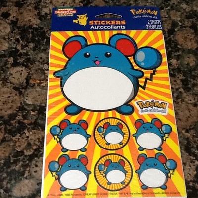 New Sealed In Package 1999 Nintendo Pokemon Stickers Party favors ...
