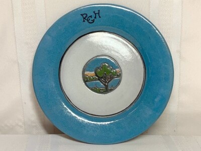 SEG POTTERY, SATURDAY EVENING GIRLS, DECORATED SCENIC LUNCHEON PLATE ...