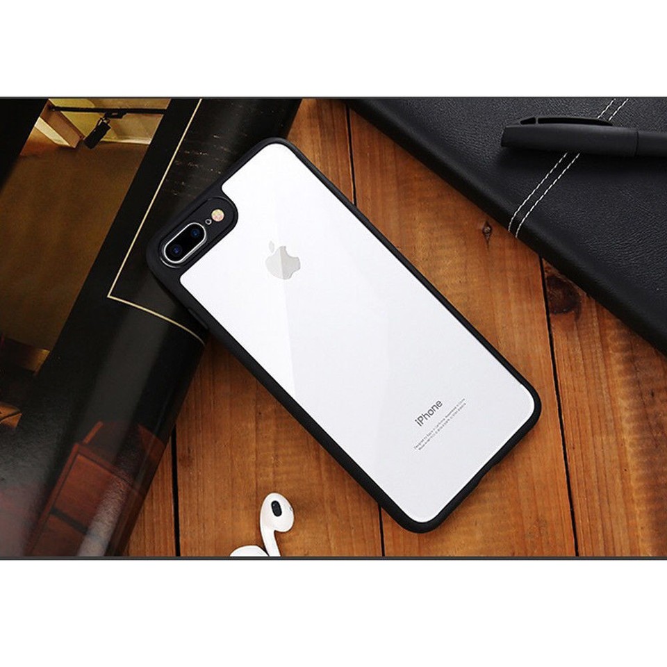Apple iPhone X 7 Shockproof Clear Ultra Thin Hard Hybrid Bumper Back ...