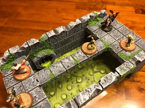 Dungeon Green Slime 28mm terrain 40k warhammer Dungeons & Dragons ...