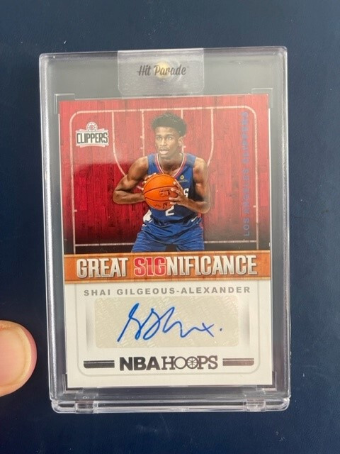 2018-19 Panini NBA Hoops - Great SIGnificance #GS-SGA Shai Gilgeous ...
