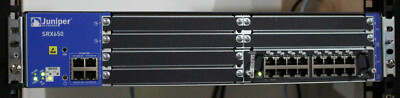 Juniper SRX 650 with SRX-GP-16GE Dual AC PS SRX650-BASE-SRE6-64AP VPN ...