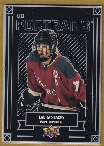 2024-25 Upper Deck PWHL UD Portraits #UDP1 Laura Stacey RC - Montreal ...