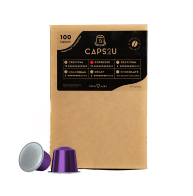 Delicious Strong Ristretto Coffee Capsules Pods - Nespresso Compatible ...