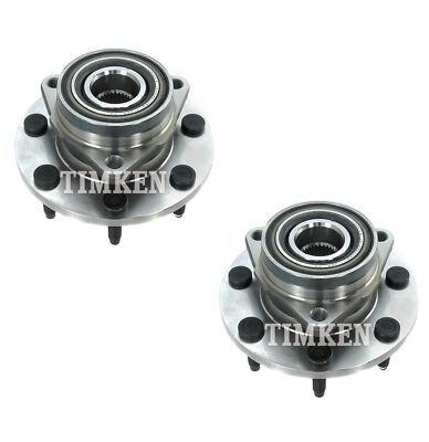 Pair Set of 2 Front Timken Wheel Bearing & Hub Kit for F-150 F250 4WD ...