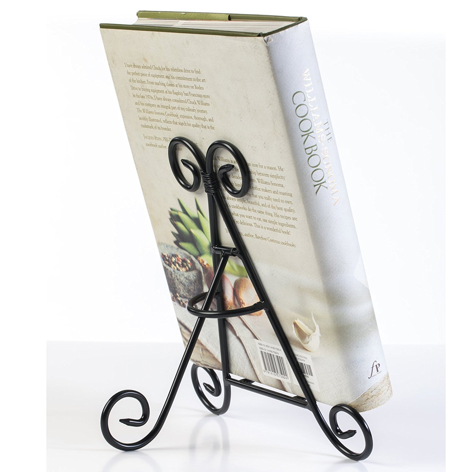 HUJI Sturdy 9" Iron Display Stand Holder For Home Kitchen Books ...