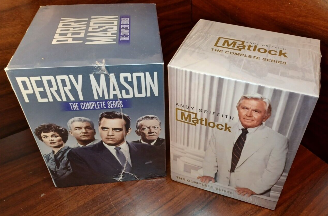 Perry Mason + Matlock - The Complete Series Collection (DVD) NEW-Free ...