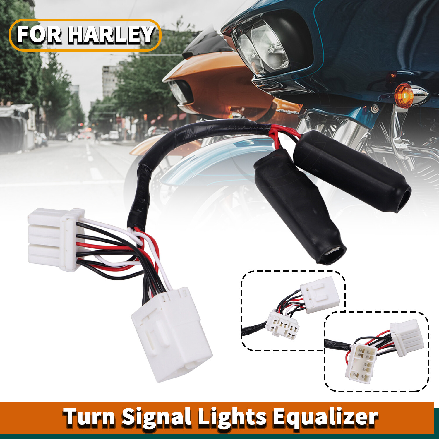 Equalizer LED Load Blinker Turn Signal Resistor Plug In For Harley ...