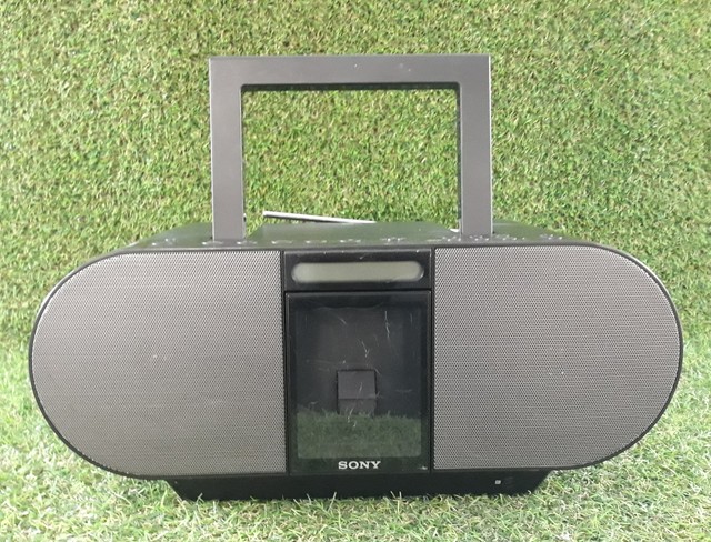 SONY Personal Audio System ZS-S4iP iPod CD Sound Boombox Vintage Black ...