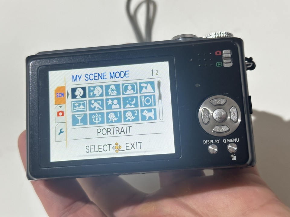 Panasonic Digital Camera LUMIX DMC-TZ6 / 10.1MP - charger & memory card ...