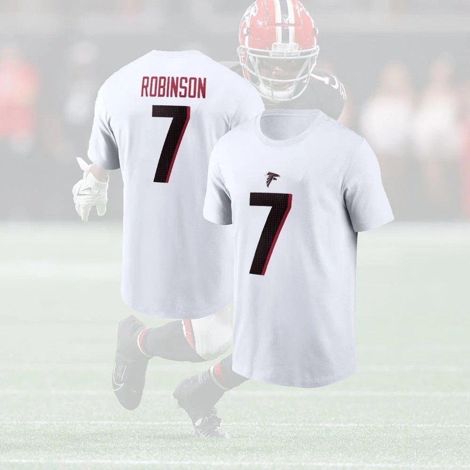 🔥HOT! Bijan Robinson #7 Atlanta Falcons 2025 Name and Number | eBay