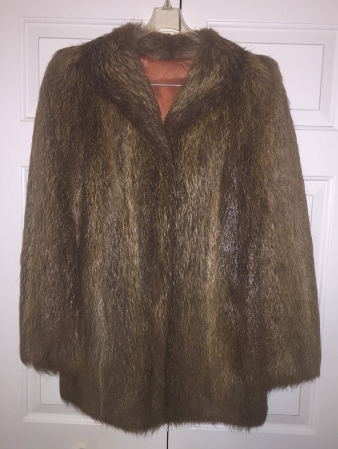 Vintage South American Nutria Fur Jacket/ Coat | eBay