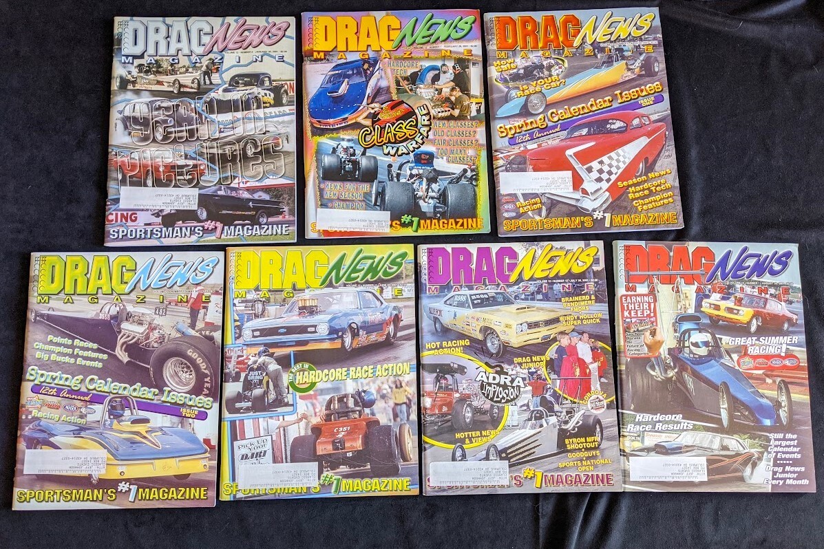 Midwest DRAG NEWS MAGAZINE 2001 NHRA IHRA Super Stock dragsters Pro Mod ...