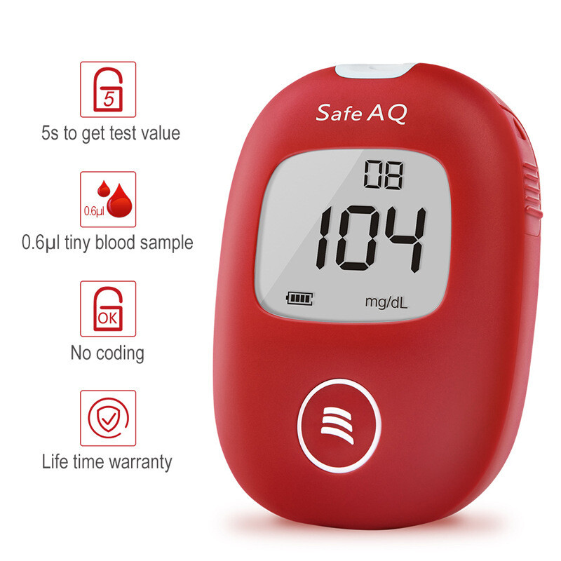 No-Code Glucose Meter - Home Use for Automatic Diabetes Testing Monitor ...