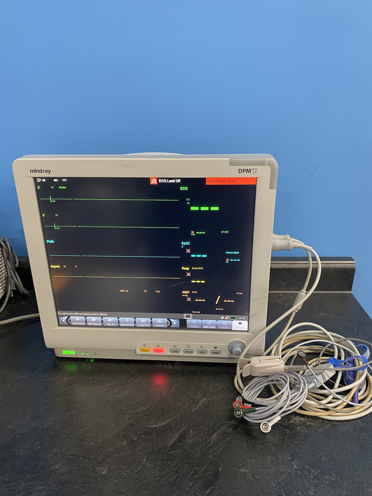 Mindray DPM7 Patient Monitor w/ Mindray MPM Module #3 - Biomed Tested ...