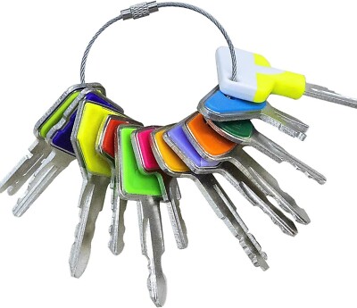 12 Heavy Equipment Master Key Set For Bobcat JCB CAT Takeuchi JLG ...
