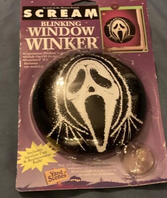 Scream Ghostface Vintage Blinking Window Winker 1997 Ghostface ...