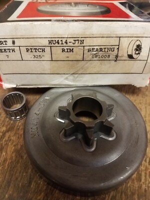 GB Chainsaw Sprocket, Part # HU414-J7N, .325" Pitch, 7 Teeth, Bearing ...