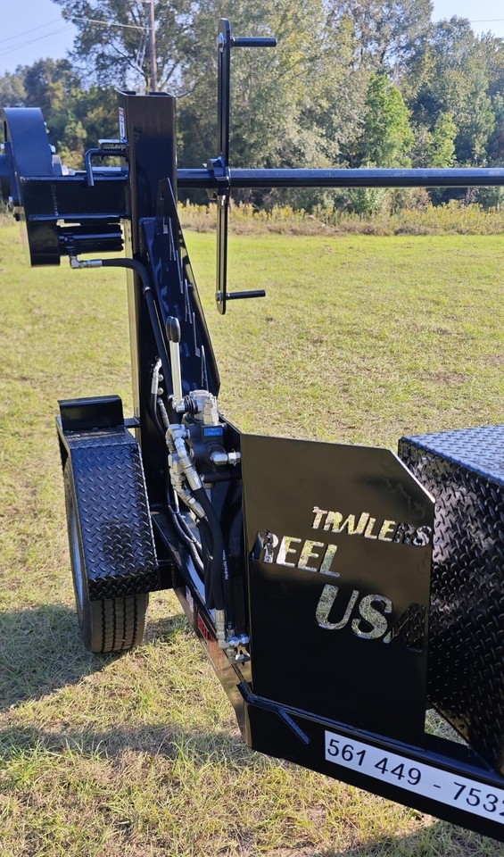 Hydraulic Reel Trailer. Effortlessly lift and wind or unwind your reels ...