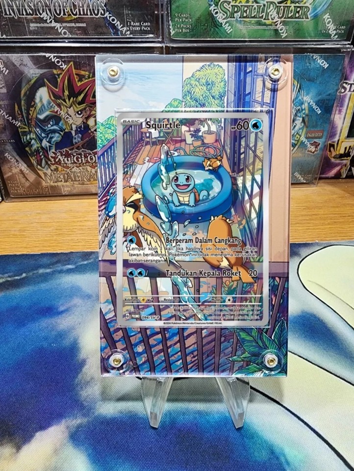 Pokemon Squirtle & Bulbasaur Stellar Crown IR 148/142 143/142 Card ...