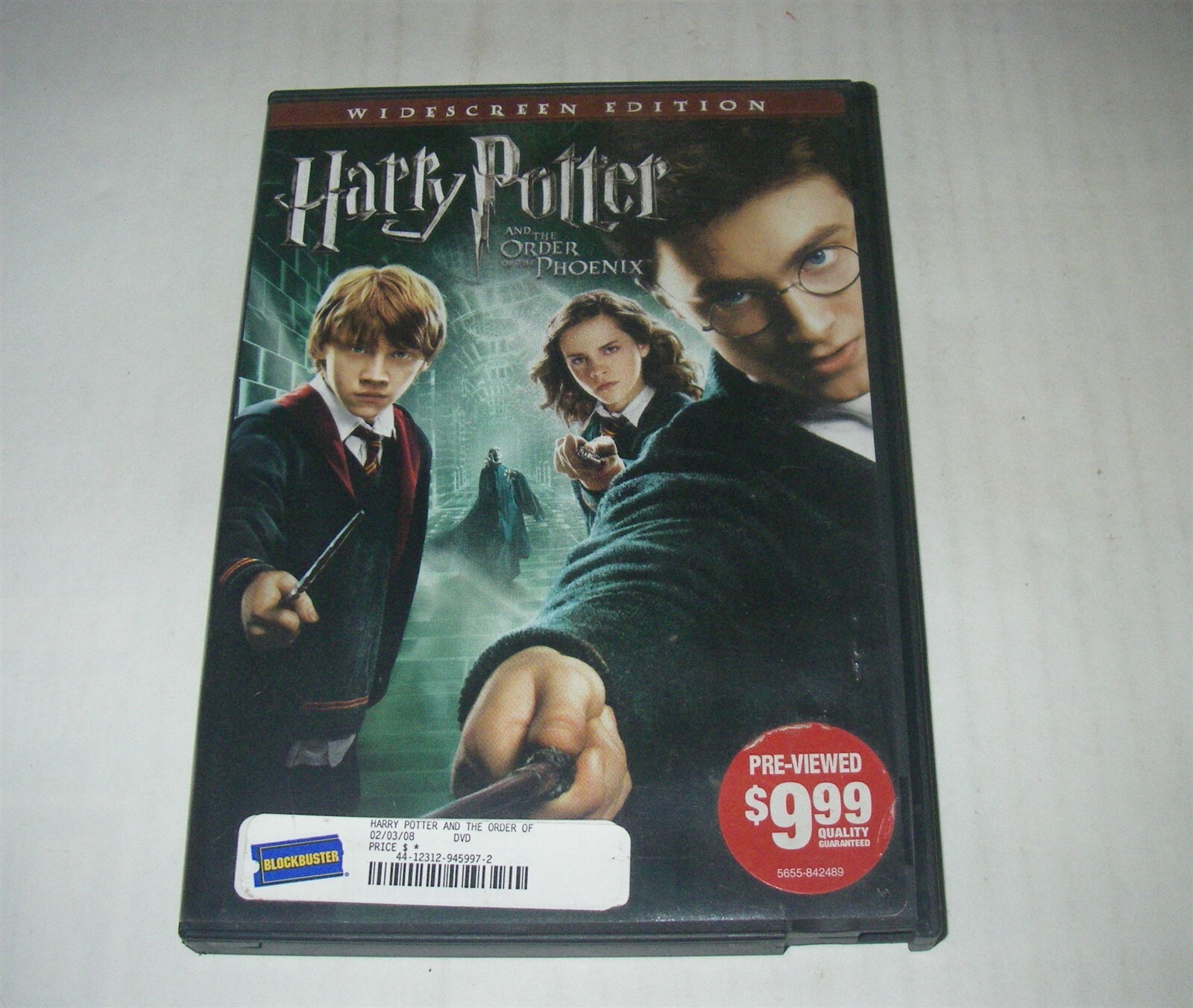 HARRY POTTER AND THE ORDER OF THE PHEONIX WIDESCREEN EDITION DVD MOVIE B256 | eBay
