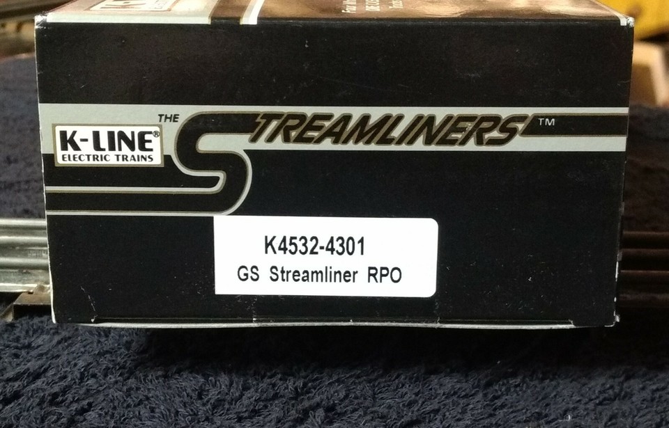 K-Line Golden State streamliner RPO car - K4532-4301 sealed NIB | eBay